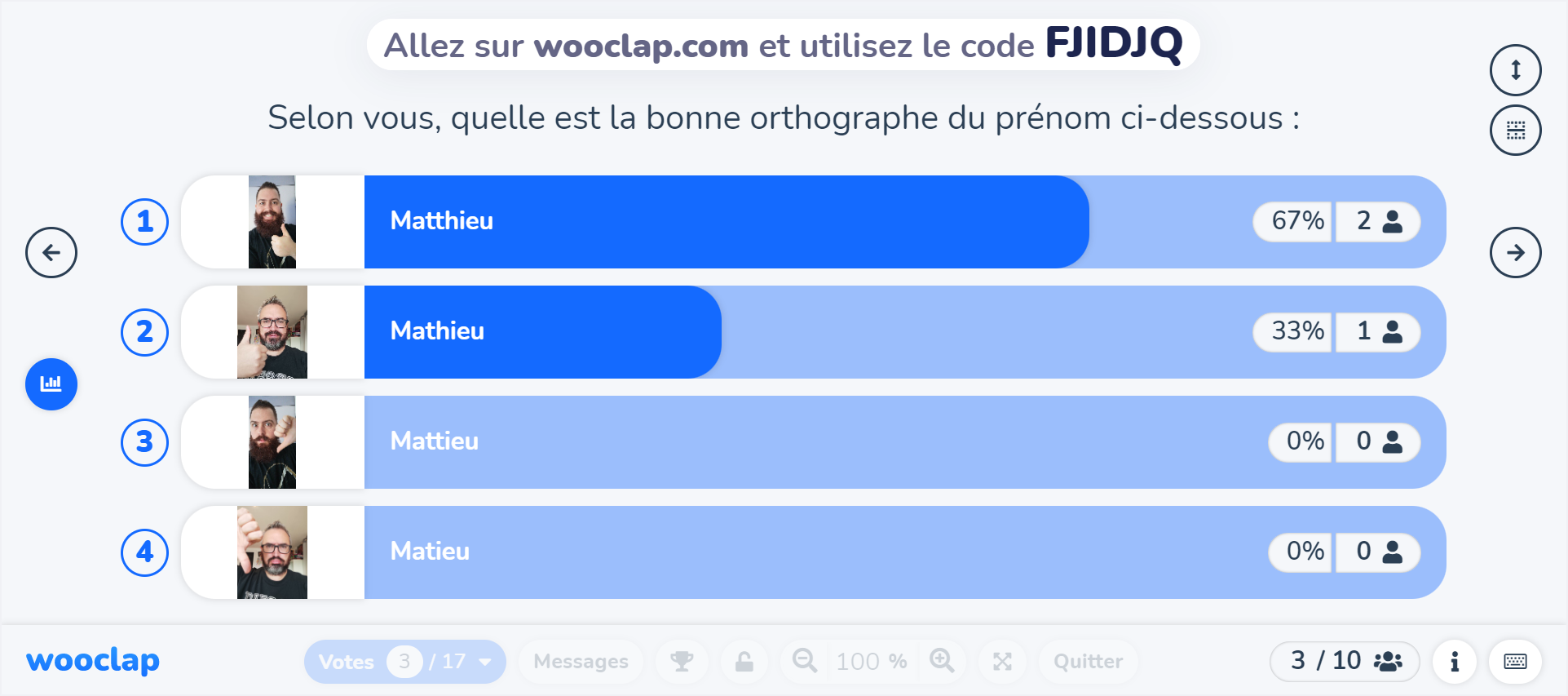 Créez un sondage en ligne gratuit avec Wooclap, l'outil interactif